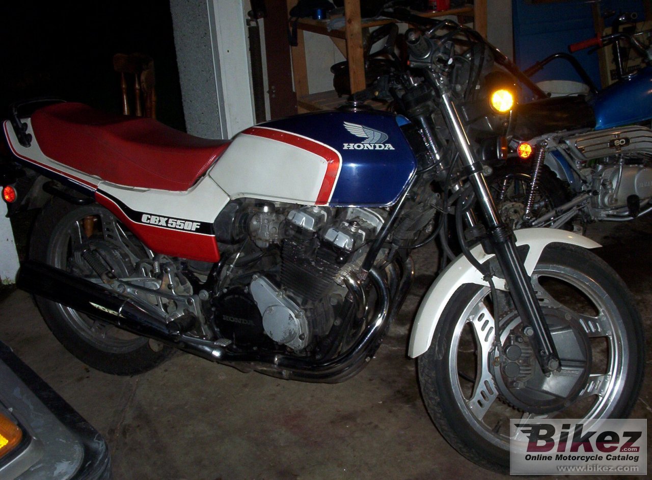 Honda CBX 550 F poster